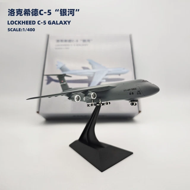 1/400 USAF LOCKHEED C-5 Galaxy Strategic Transport Aircraft Finished ...