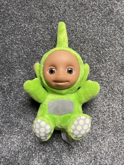 TELETUBBIES DIPSY GREEN plush Soft Toy seated 7" to top of antenna £3. ...