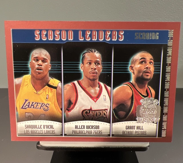 SHAQUILLE O'NEAL ROOKIE, Allen Iverson, Grant Hill 2000 Topps NBA ...
