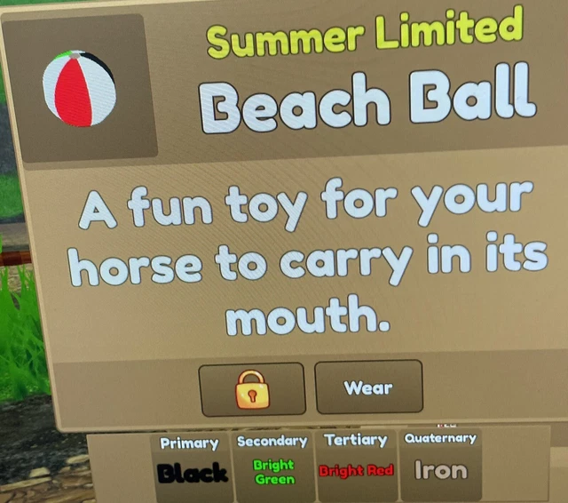 WILD HORSE ISLANDS Roblox - Beach Ball! £12.50 - PicClick UK