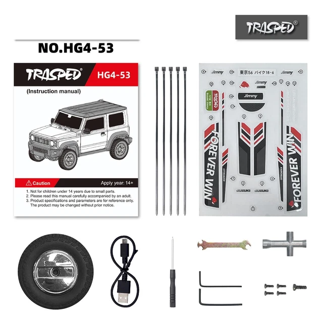 1/16 HG RC Off-road Vehicles Electric Crawler Car with Sound Light ...