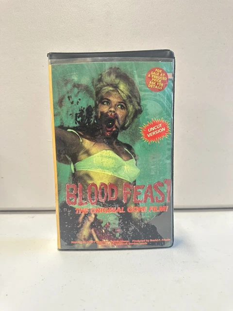 BLOOD FEAST - VHS Horror Comet Video Uncut Version HG Lewis £92.87 ...