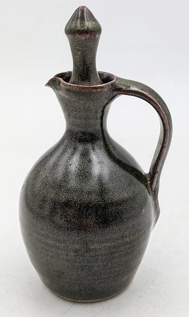 WINCHCOMBE RAY FINCH? Wren Oxshott Collection Studio Pottery Oil Jug ...