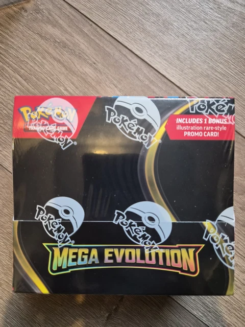 POKEMON MEGA EVOLUTION Enhanced Booster Display Box Promo Card and ...