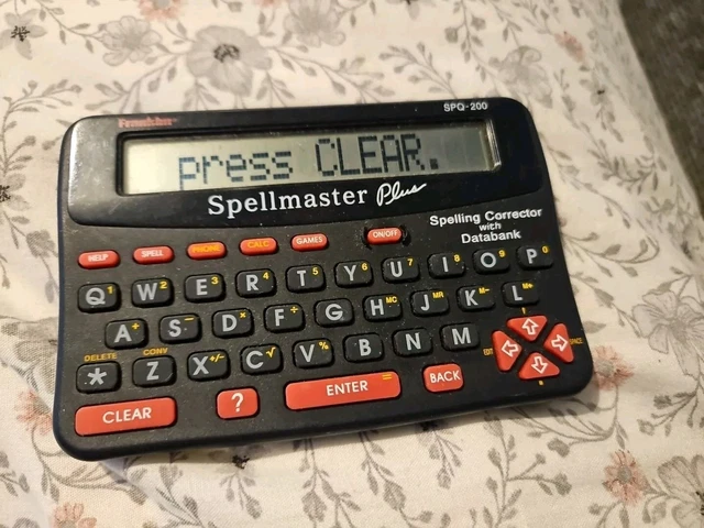 FRANKLIN SPELLMASTER PLUS SPQ-200 Spelling Corrector With Databank ...