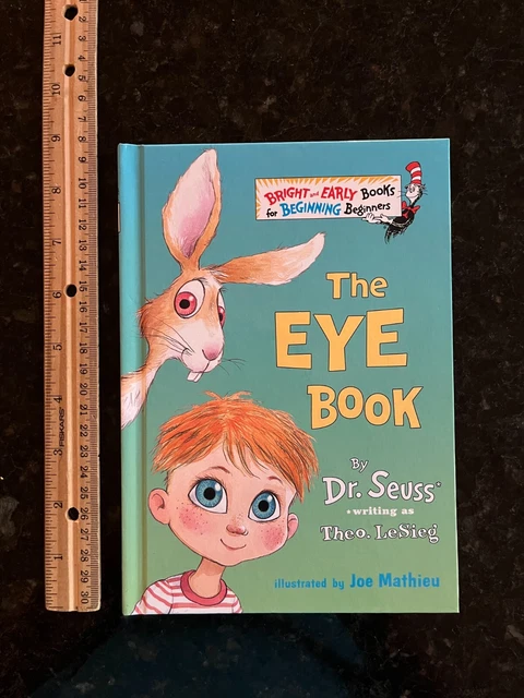 THE EYE BOOK by Theo LeSieg Dr. Seuss beginner hardcover book 6.25"x 8. ...