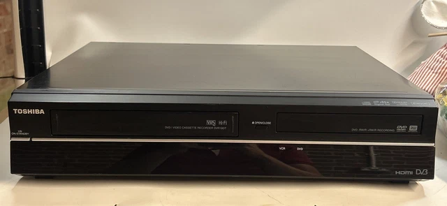 TOSHIBA DVR19DT DVD VHS Recorder Combo Copy VHS to DVD HDMI - no remote £99.99 - PicClick UK