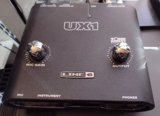 LINE 6 Pod Studio UX 1 Guitar & Microphone Audio Interface - Line6 £19. ...