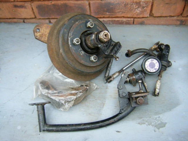 SIDECAR HUB HYDRAULIC Brake Assembly Watsonian Squire Steib Vintage ...