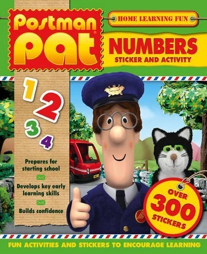 POSTMAN PAT LEARNING Sticker Book: Numbers (Tiny Tots Touch and Feel ...