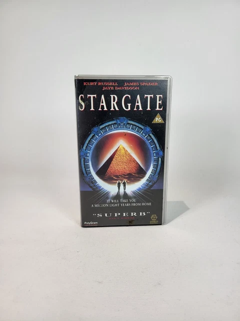 STARGATE VHS VIDEO Tape Kurt Russell, James Spader, Jaye Davidson Film Movie EUR 9,50 - PicClick IT
