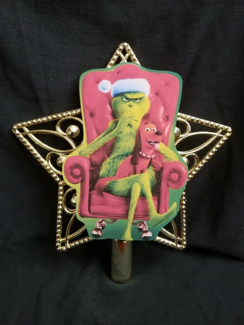 GRINCH AND MAX Movie how the Grinch stole Christmas Tree Topper Top ...