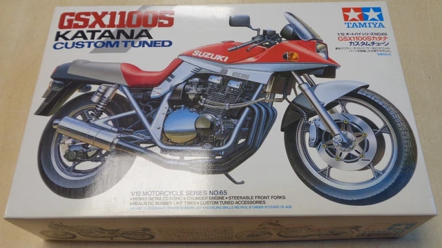 TAMIYA 14065 SUZUKI GSX1100S Custom Tuned Katana Model Kit 1/12 Scale ...