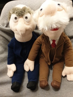 MUPPETS MUPPET SHOW Statler and Waldorf Grumpy Old Men £80.00 - PicClick UK