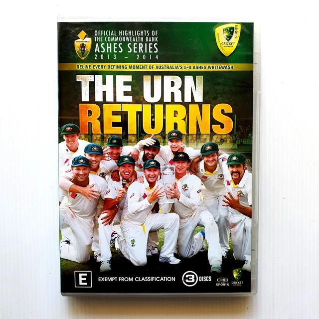ASHES SERIES 2013-2014 DVD | The Urn Returns - Australian Test Cricket ...