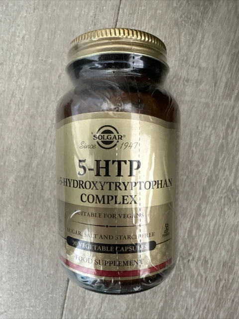 SOLGAR 5-HTP 100MG, 90 Vegetable Capsules £15.00 - PicClick UK