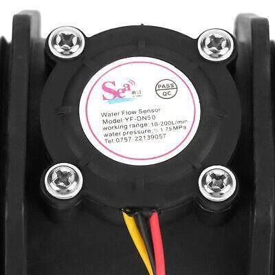 WATER FLOW TURBINE Meter DN50 G2 for Boiler Hall Sensor Liquid ...