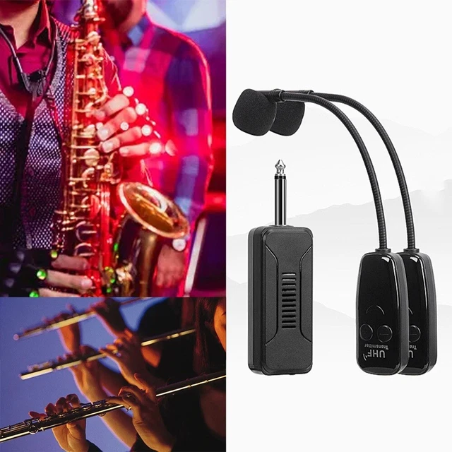 MICROPHONE SAXOPHONE SANS fil avanc fl?te Erhu instrument micro 2 ...