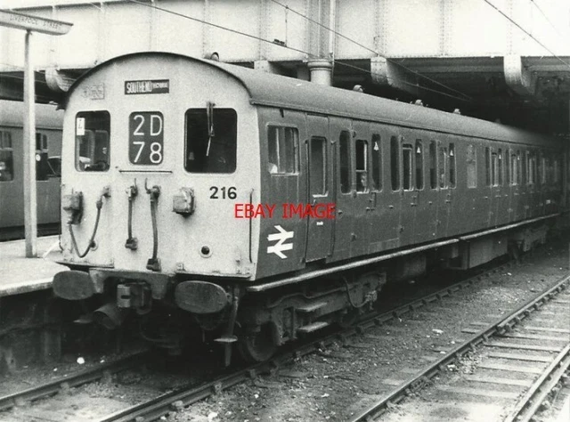 PHOTO BR Class 302 Emu No(302) 216 At Liverpool Street In Br Rail Blue ...