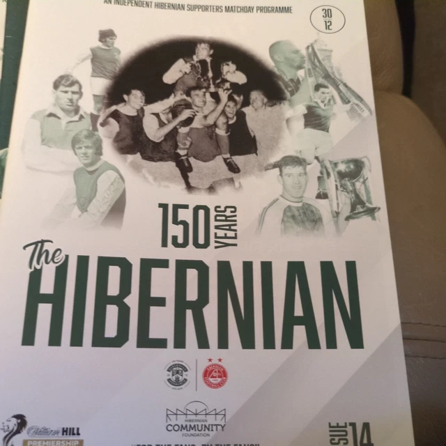 11 DIFF HIBS programmes from 2025 /26 inc recent v Celtic and Hearts ...