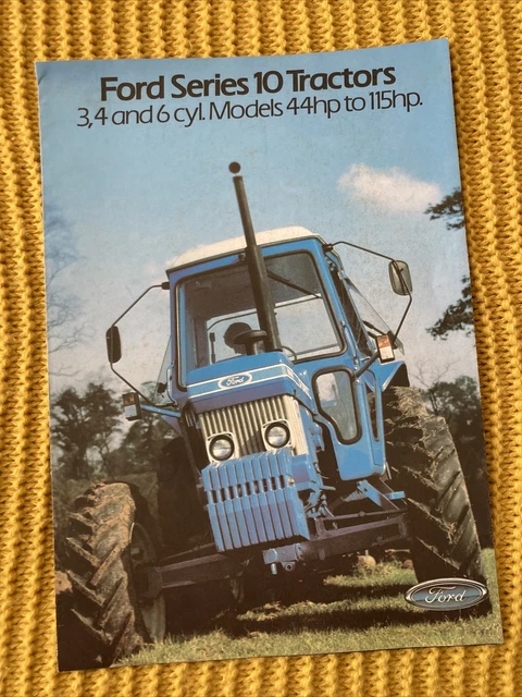 FORD SERIES 10 Tractor Brochure Range From 1983 Over 8 Pages £14.99 ...