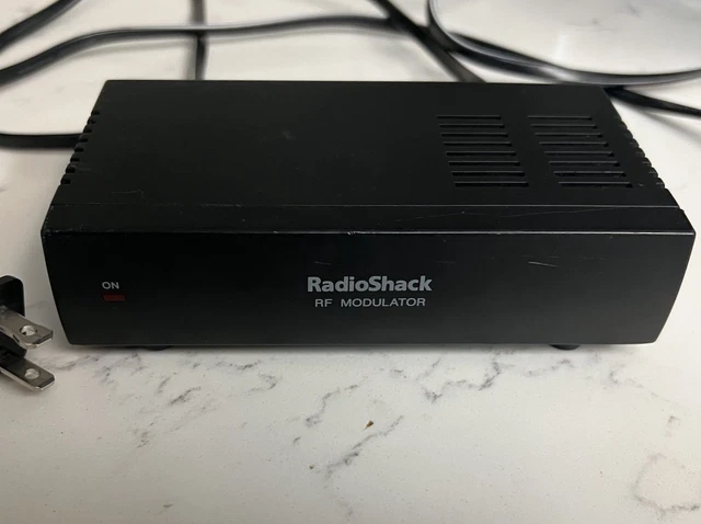 RADIO SHACK RF Modulator Video Signal Converter AV to Coaxial 15-1214 ...