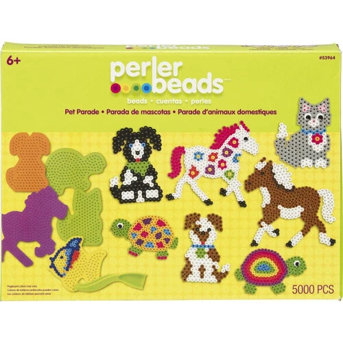 PERLER FUN FUSION Fuse Bead Value Activity Kit, Pet Parade. Dimensions ...
