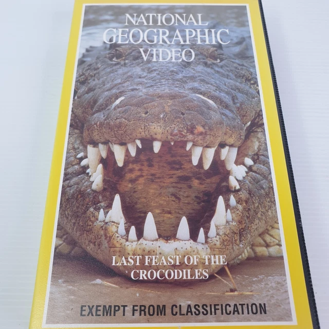 NATIONAL GEOGRAPHIC VIDEO Last Feast of the Crocodiles VHS PAL Time ...