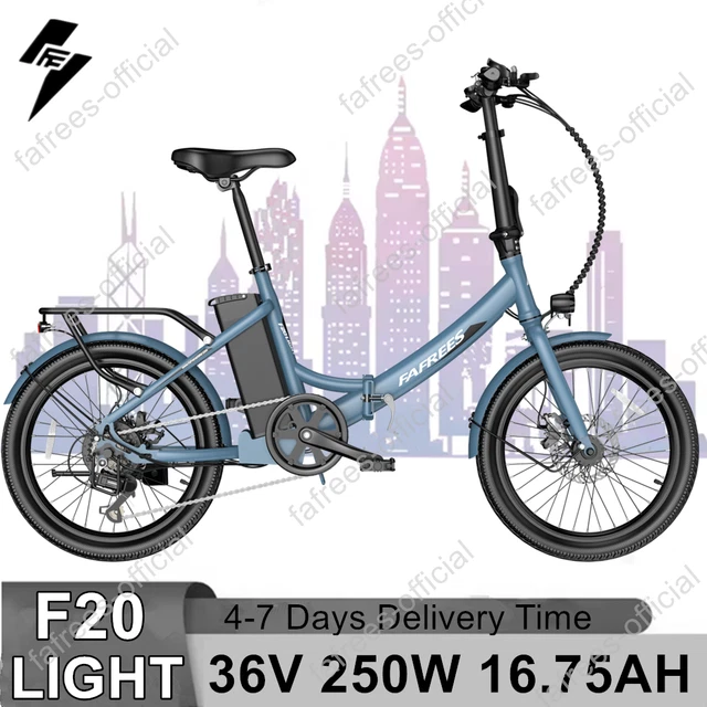 FAFREES 20 ZOLL Elektrofahrrad E-Bike Faltrad Citybike Pedelec 250W 18 ...