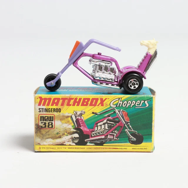 VINTAGE 1972 MATCHBOX Choppers STINGEROO neuf 38 dans son emballage d ...