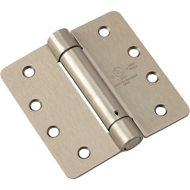 4& SATIN NICKEL 1/4" Radius Adjustable Spring Hinge $22.24 - PicClick CA