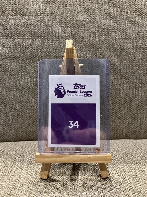 TOPPS PREMIER LEAGUE Official Stickers 2026 Viktor Gyokeres Sticker #34 ...