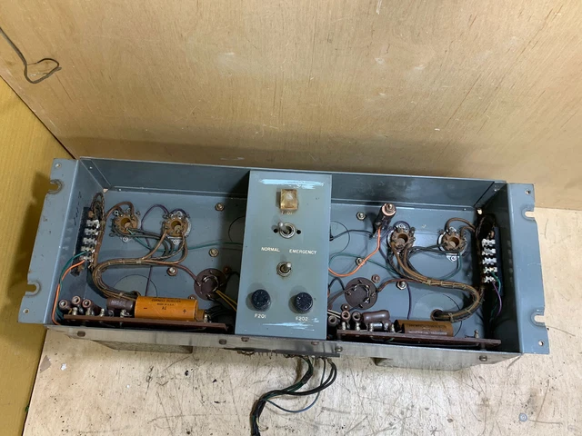 VINTAGE 1950S AMPEX 6450 DUAL HIGH VOLTAGE SUPPLY Tube Studio Movie ...