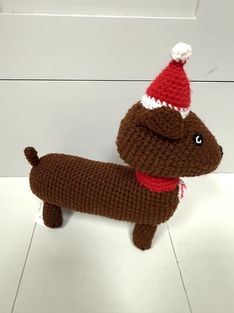 CATH KIDSTON CHRISTMAS Sausage Dog Crochet Knit Toy £5.98 - PicClick UK