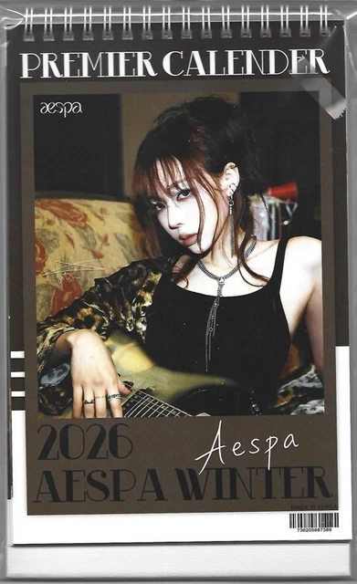 AESPA WINTER PHOTO Calendar 2026 & 2027 K-POP 2025.08-3-00 $47.37 ...