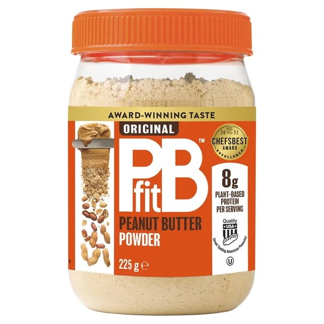 PBFIT PEANUT BUTTER Powder Less Fat High Protein Gluten Free Natural ...