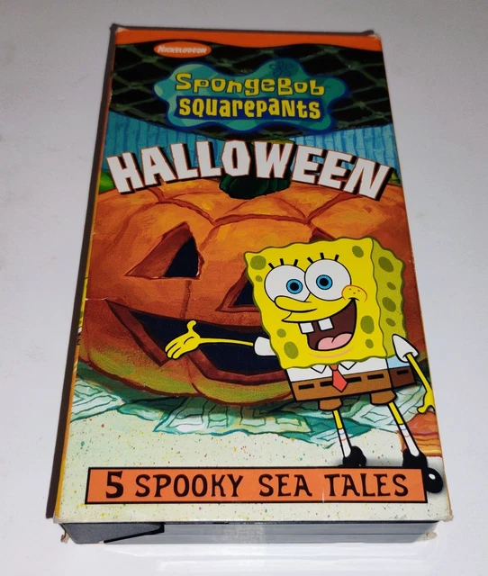 SPONGEBOB SQUAREPANTS HALLOWEEN 5 Episodes Spooky Sea Tales Nick VHS ...