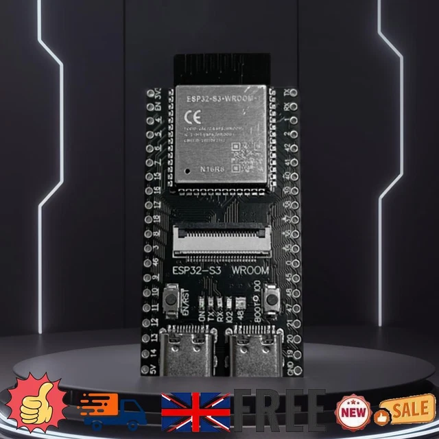 ESP32-S3-WROOM WIFI BT Module Python C Code Detailed Tutorial with OV2640 Camera £7.51 - PicClick UK