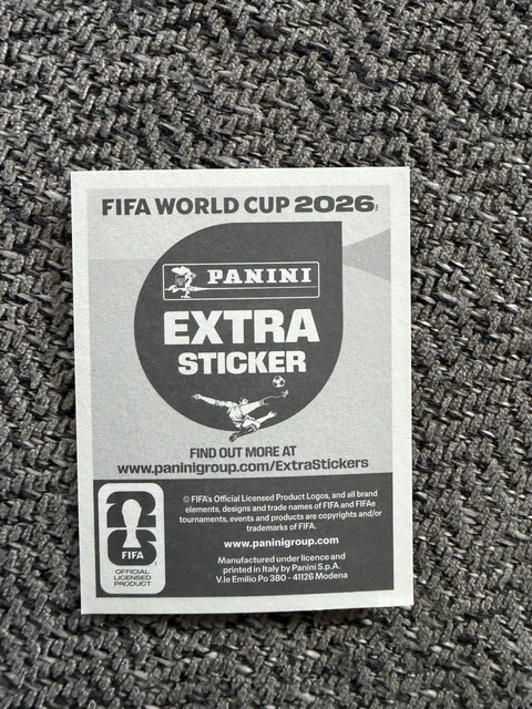 PANINI FIFA WORLD Cup 2026 Extra Sticker - Lamine Yamal Spain Player ...