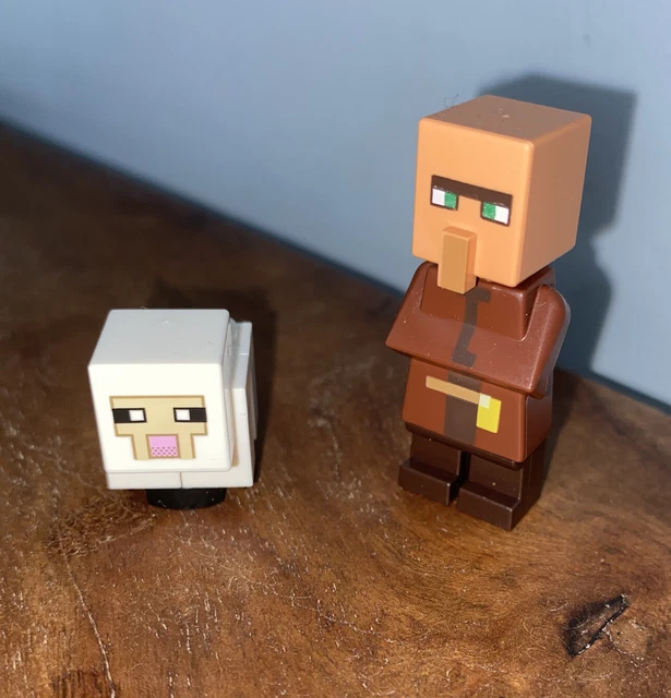 LEGO MINECRAFT VILLAGER & Baby Sheep From Set 21165 (Ultra Rare) £5.40 ...