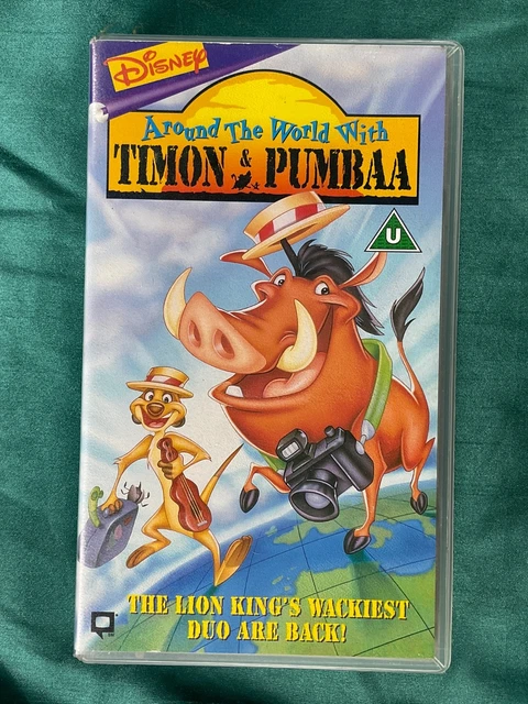AROUND THE WORLD with Timon & Pumbaa VHS video £4.50 - PicClick UK
