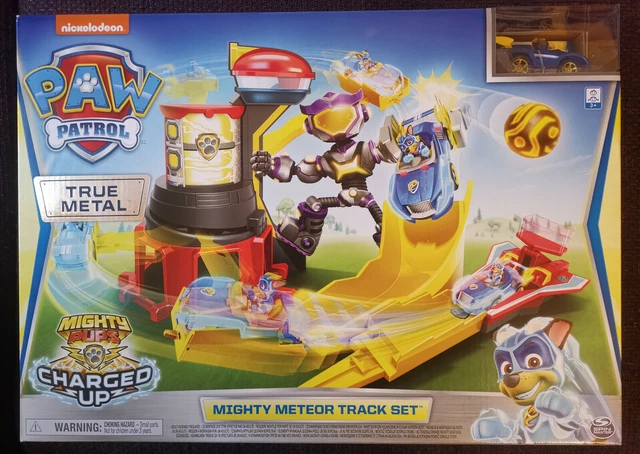 PAW PATROL MIGHTY Pups Charged Up - True Metal Mighty Meteor Track Set ...