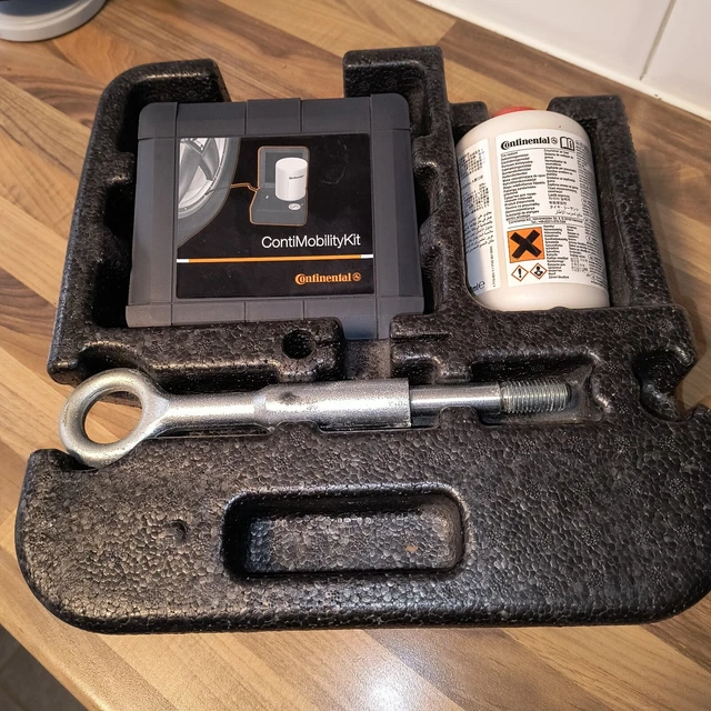VOLVO V60 S60 Mk2 Emergency Tyre Repair Kit With Foam Housing & Tow Eye ...