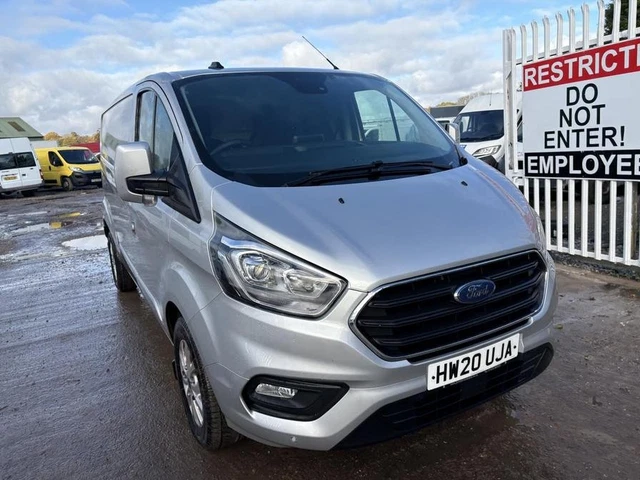 2020 FORD TRANSIT Custom Silver 300 Limited 2.0 Ecoblue 57k miles Euro ...
