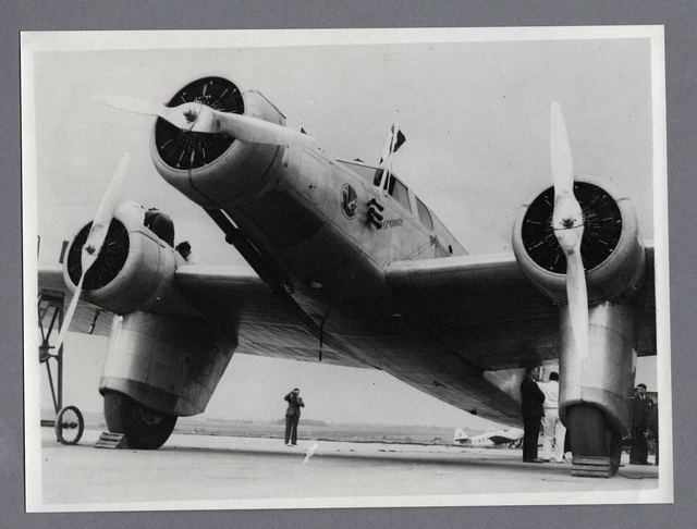 AIR FRANCE DEWOITINE D.332 Emeraude Large Vintage Original Photo ...