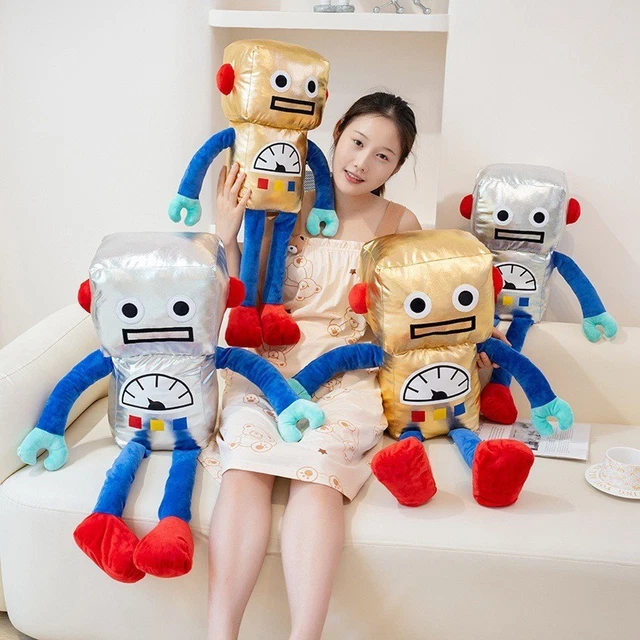 CARTOON ROBOT PLUSH Toy With Pp Cotton Filling For Kids Comfort And ...