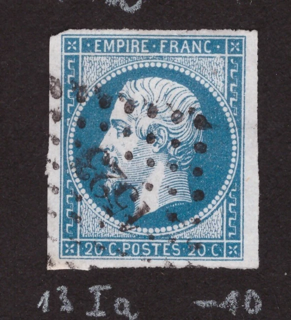 FRANCE 1853 NAPOLEON "EMPIRE FRANC" 20c SG 51-62 FOUR MARGINS EUR 3,41 ...