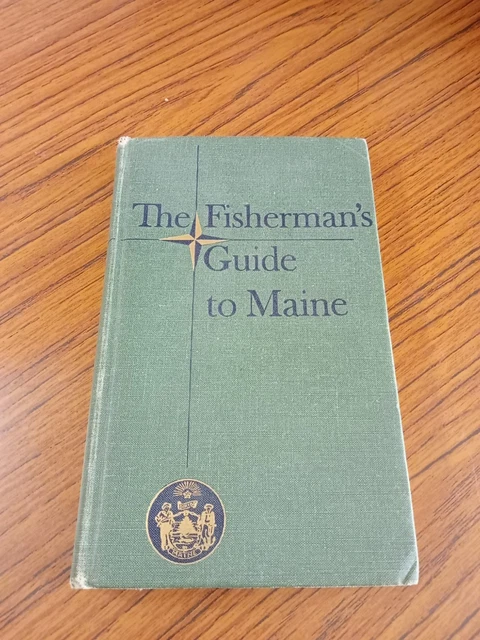 THE FISHERMAN'S GUIDE to maine by e. doucette 1951, 1st printing £15.02 ...