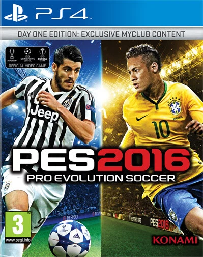 PRO EVOLUTION SOCCER Pes 2016 (Football) D1 Day One Edition PS4 ...