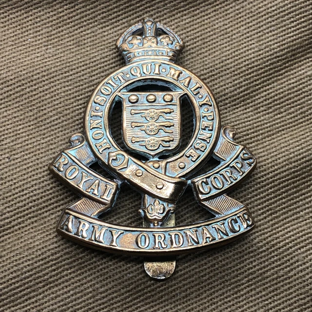 ORIGINAL WW2 BRITISH Army Royal Army Ordnance Corps RAOC Cap Badge £9. ...